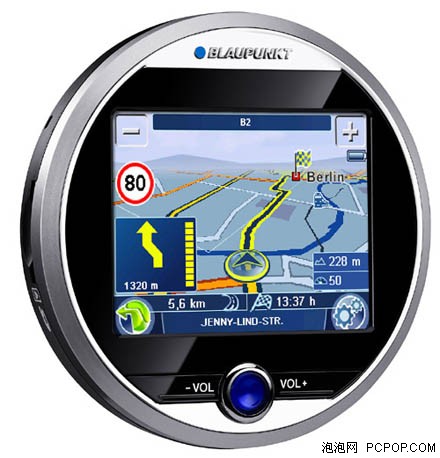 耳目一新的感觉 国外推出圆形外观GPS-泡泡网