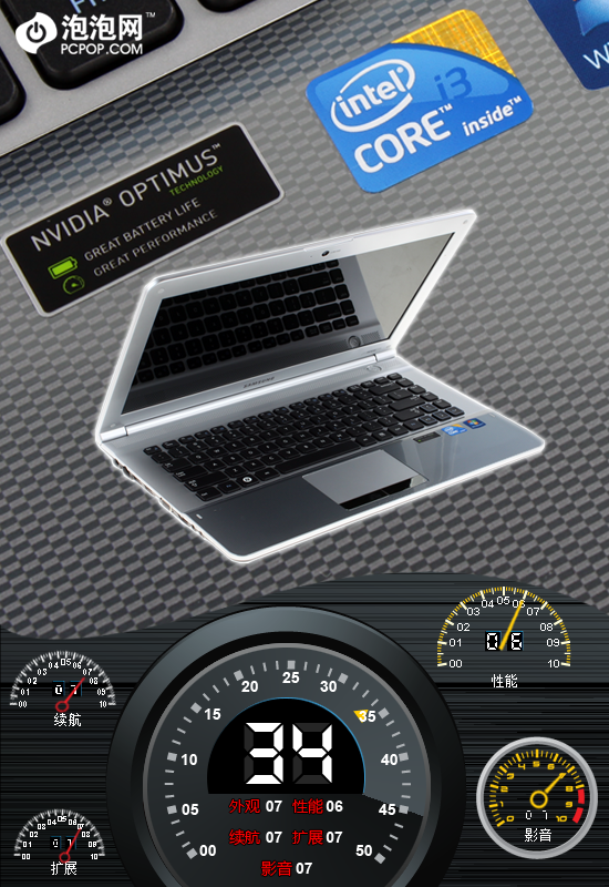 家庭娱乐专属潮本!三星i3新RC410评测-泡泡网